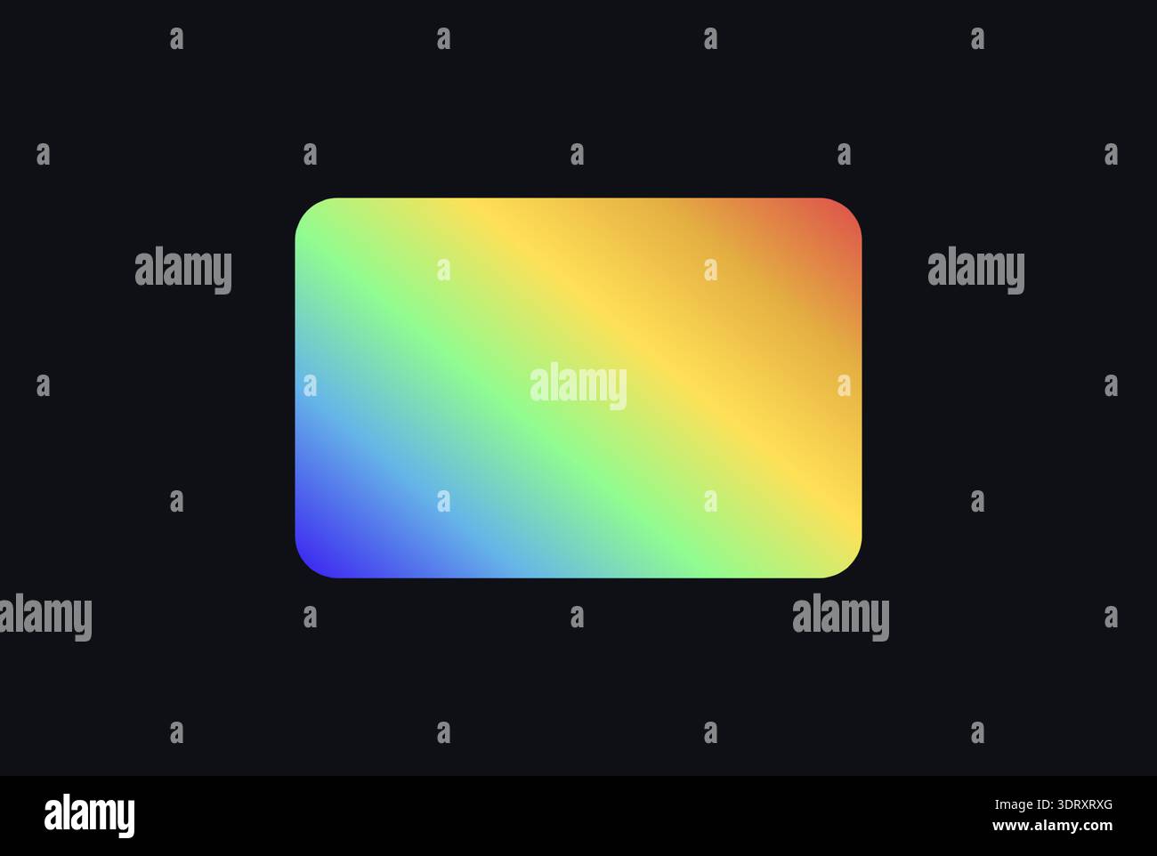 Rainbow gradient rounded rectangle hi-res stock photography and images ...