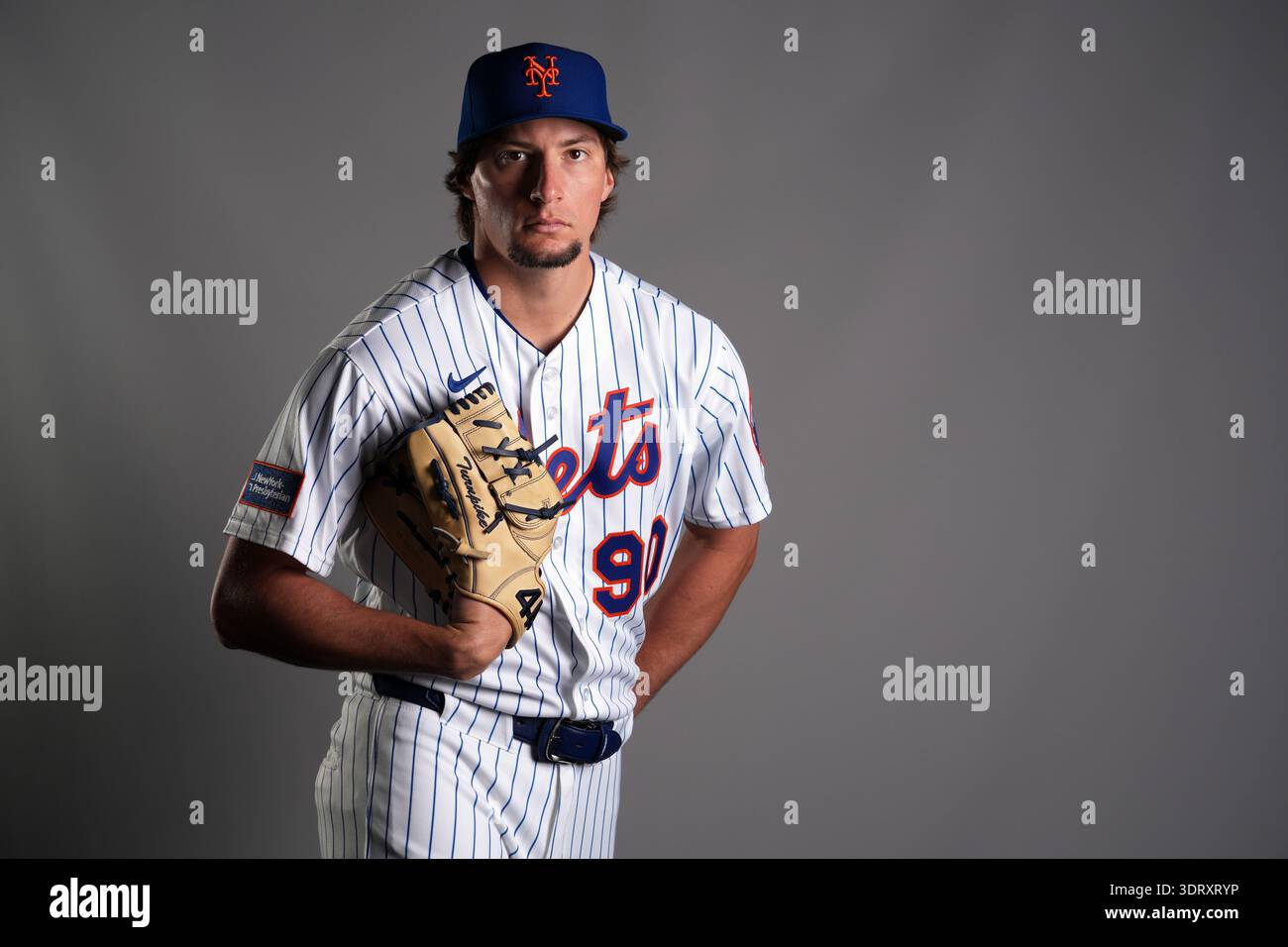 This is a 2026 photo of Matt Turner of the New York Mets baseball team ...