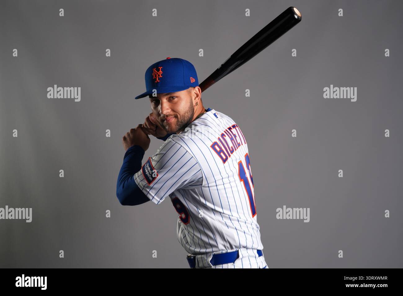 This is a 2026 photo of Bo Bichette of the New York Mets baseball team ...