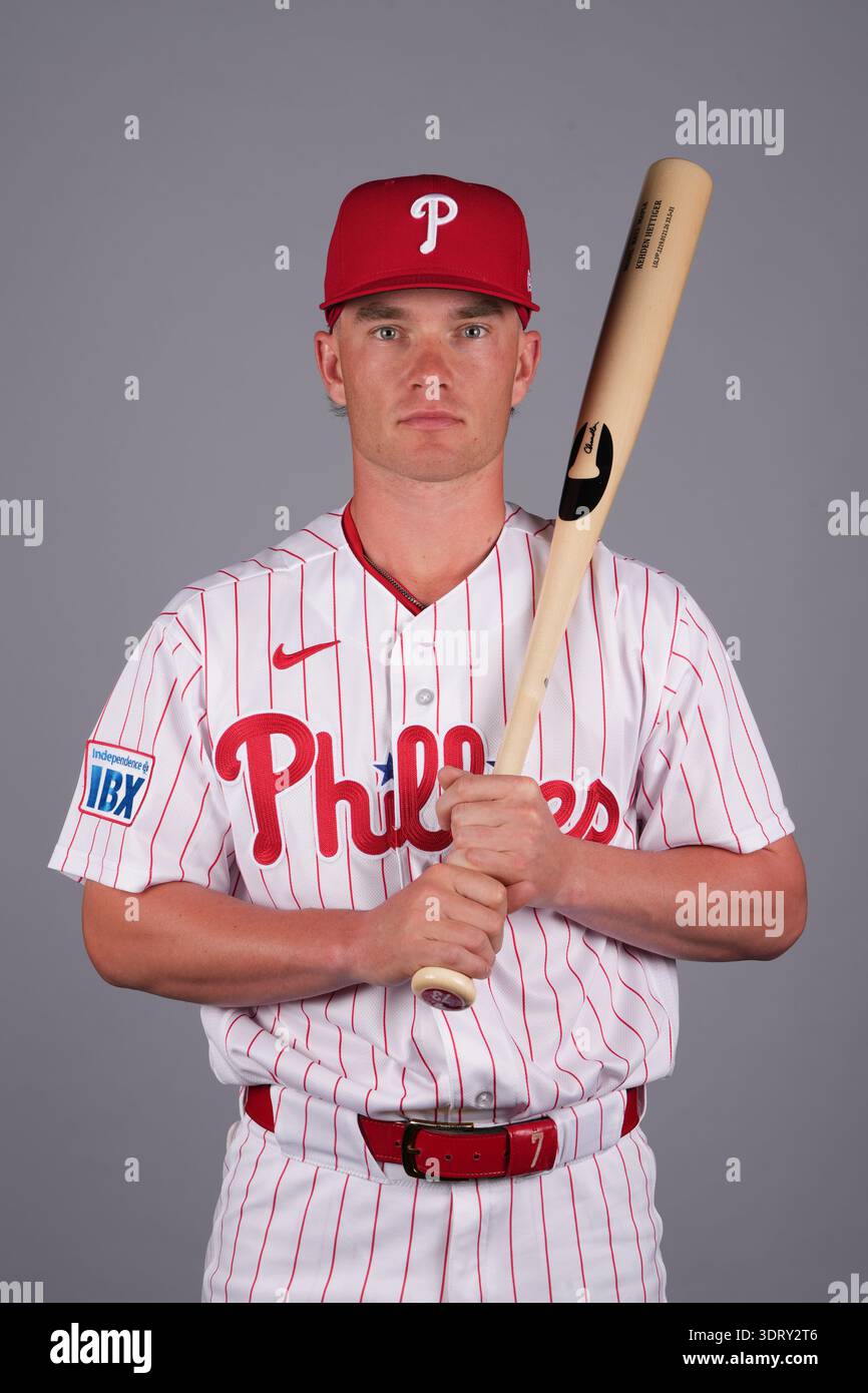 This is a 2026 photo of Kehden Hettiger of the Philadelphia Phillies ...
