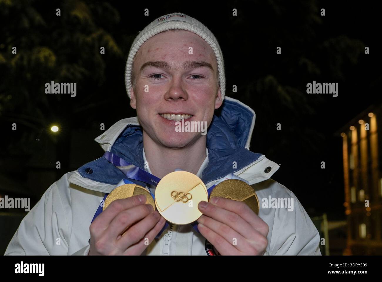 Val di Fiemme, Italy 20260219. Jens Lurås Oftebro won gold in all ...