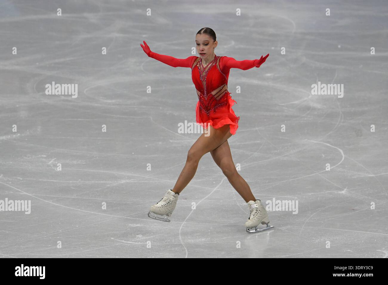 MILAN, ITALY - 19 FEBRUARY 2026: Mariia SENIUK of Israel compete during ...