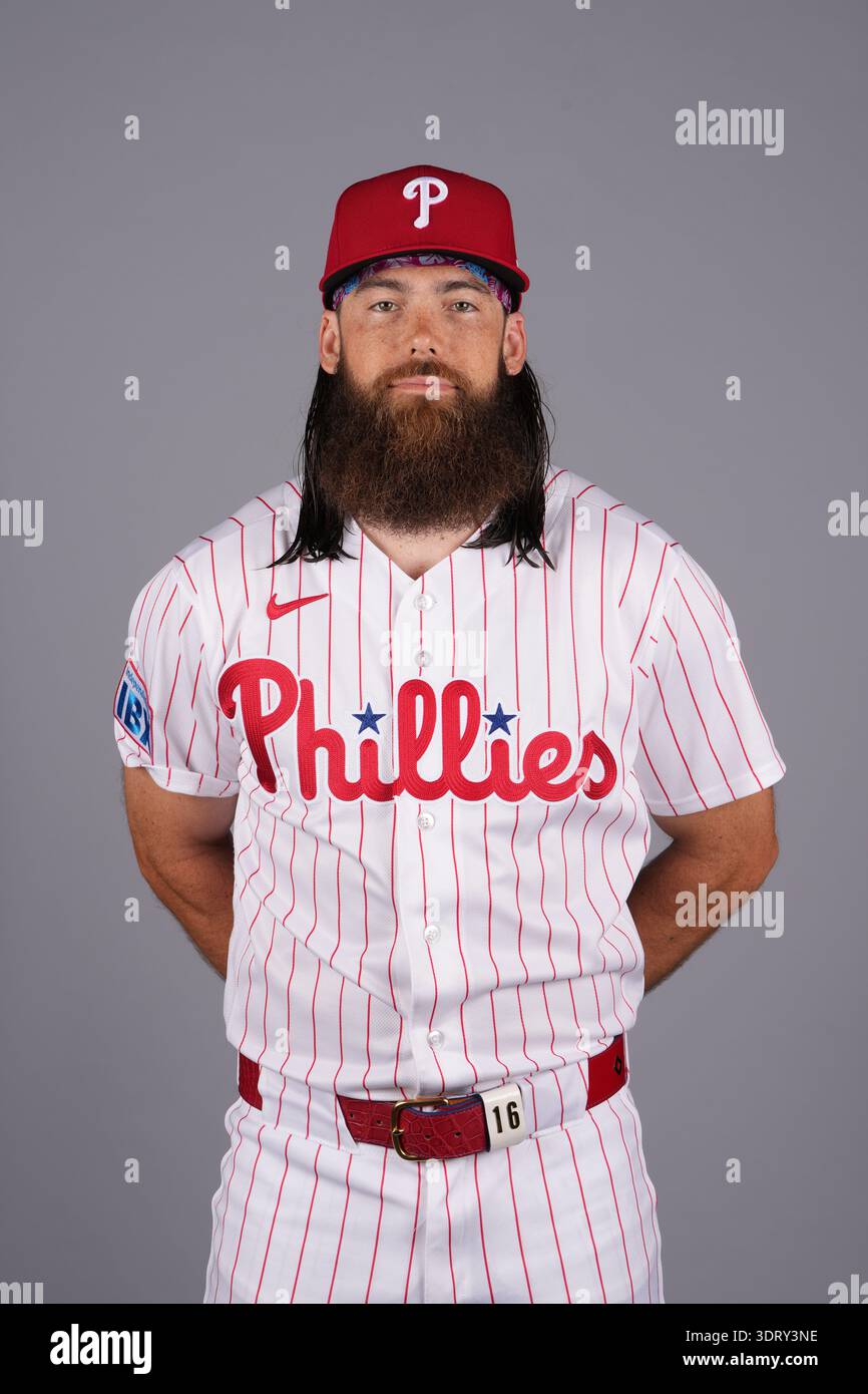 This is a 2026 photo of Brandon Marsh of the Philadelphia Phillies ...