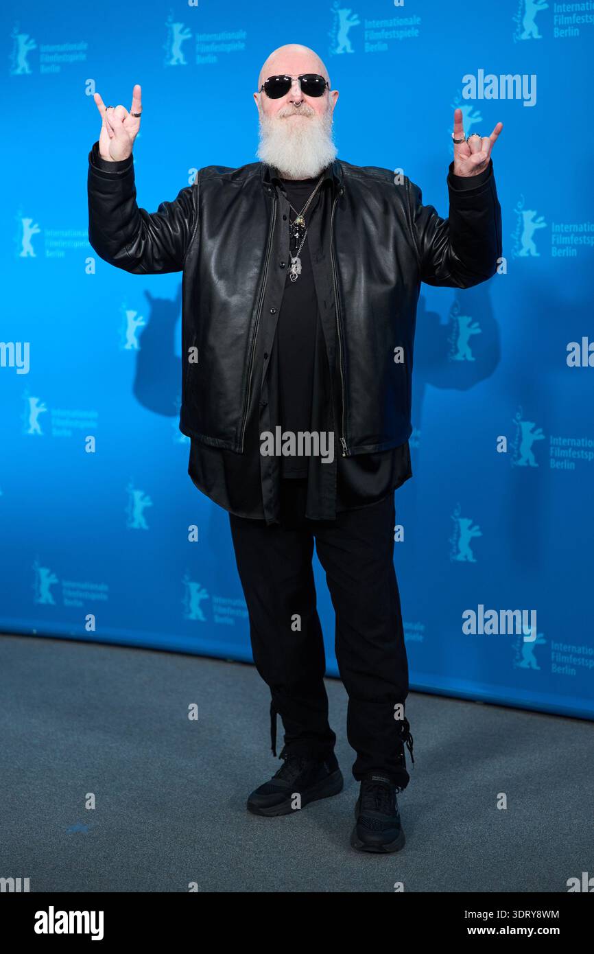 Rob Halford poses for photographers at the photo call for the film 'The ...