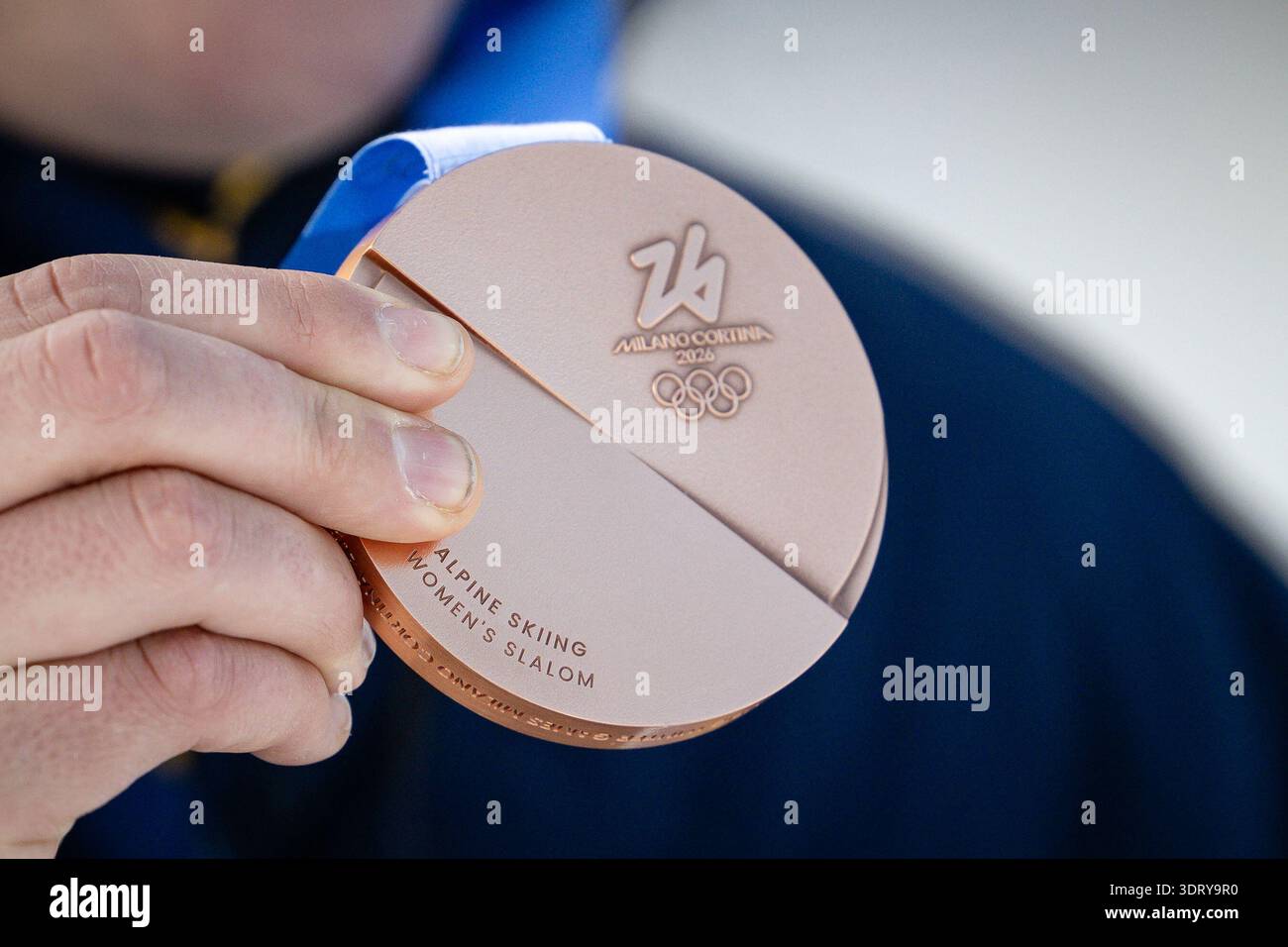 Anna SWENN LARSSON (Sweden), Skiing Slalom Women, Milano Cortina 2026 ...