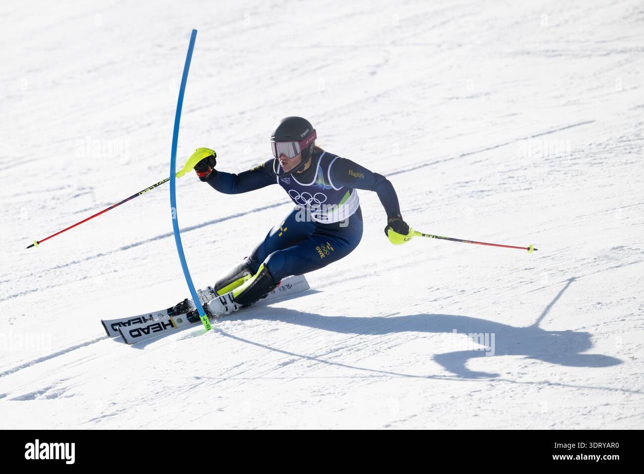 Anna SWENN LARSSON (Sweden), Skiing Slalom Women, Milano Cortina 2026 ...