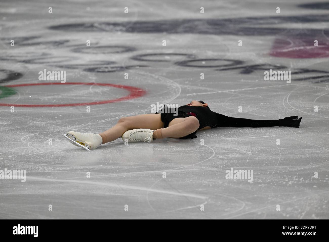 MILAN, ITALY - 19 FEBRUARY 2026: Haein LEE of South Korea compete ...