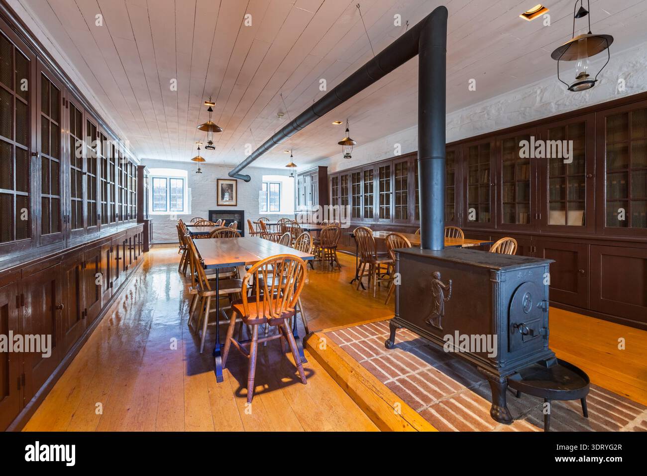 Dining room inside Fort George at Halifax Citadel National Historic ...
