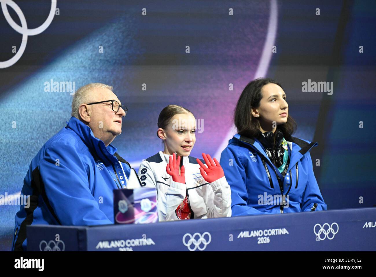 Mariia Seniuk from Israel during the Winter Olympic Games, Milano ...
