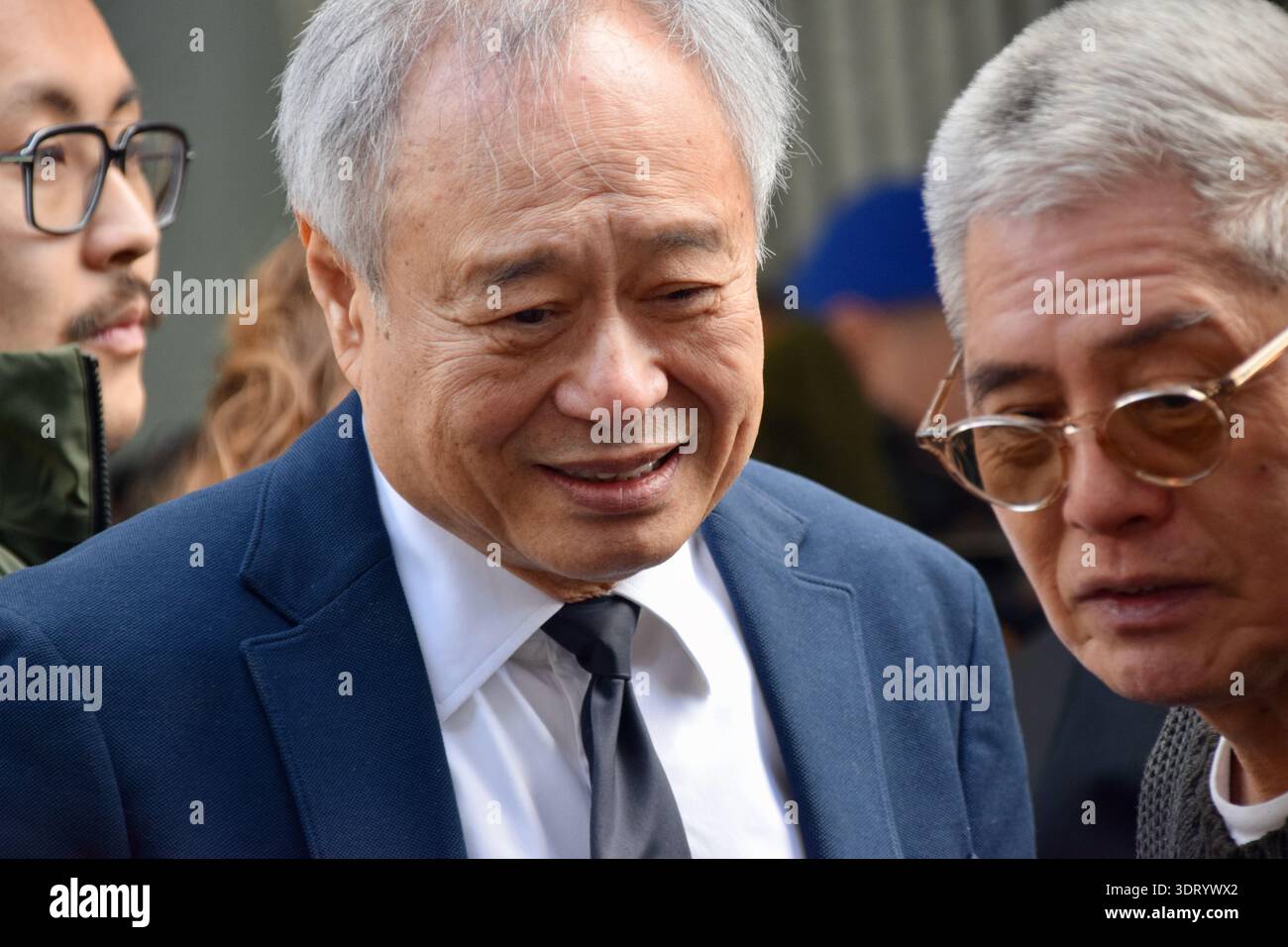 Ang Lee at the Hollywood Walk of Fame ceremony honoring Michelle Yeoh ...
