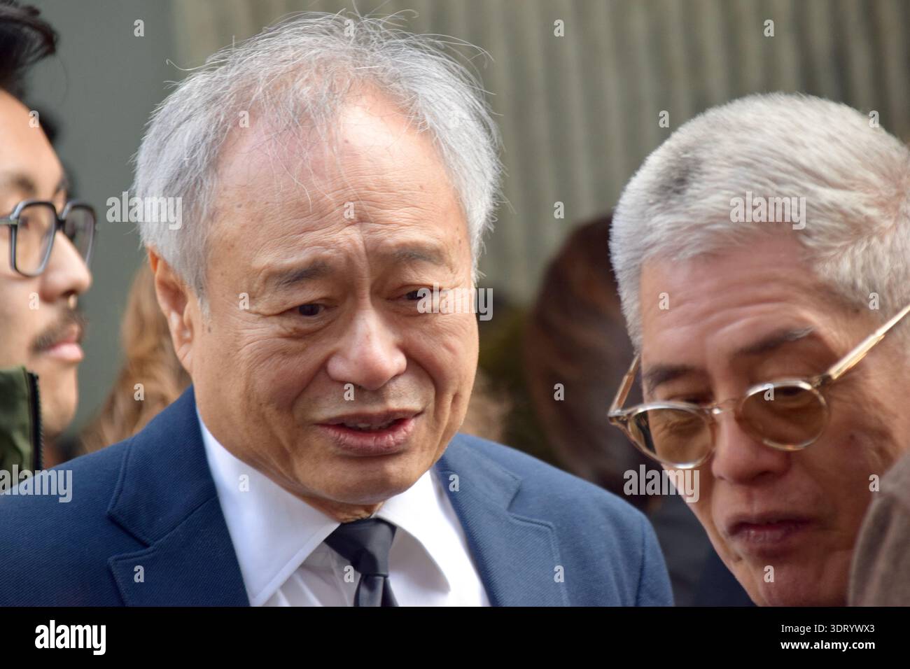 Ang Lee at the Hollywood Walk of Fame ceremony honoring Michelle Yeoh ...