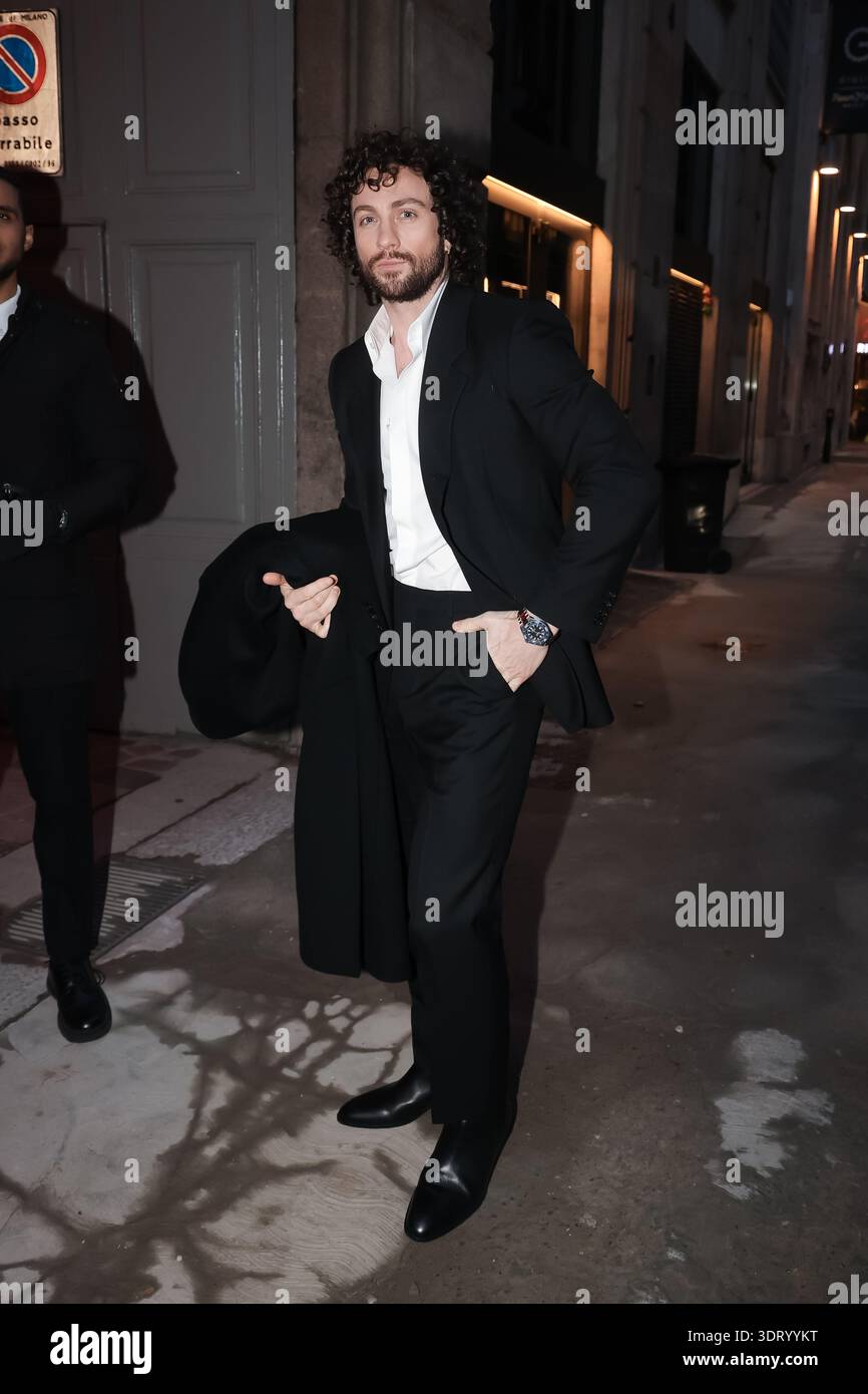Milan, Arrivals at the LA28 Party at Omega House during the XXV Olympic ...