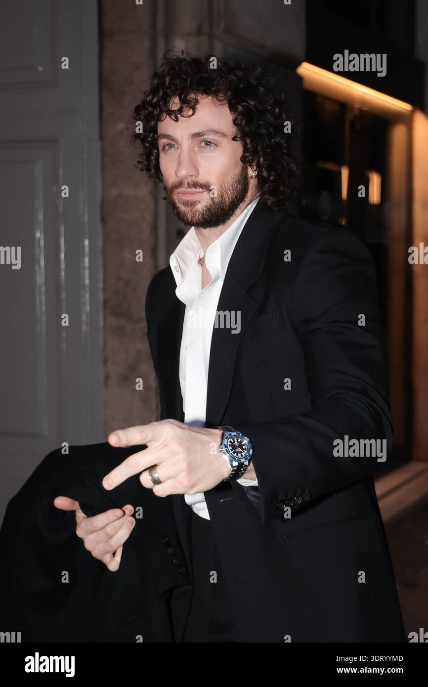 Milan, Arrivals at the LA28 Party at Omega House during the XXV Olympic ...
