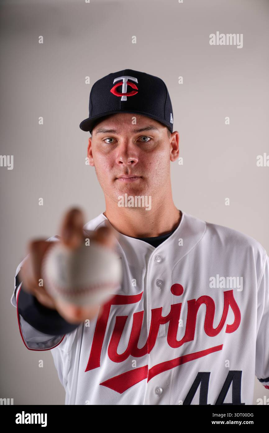 This is a 2026 photo of Cole Sands of the Minnesota Twins baseball team ...