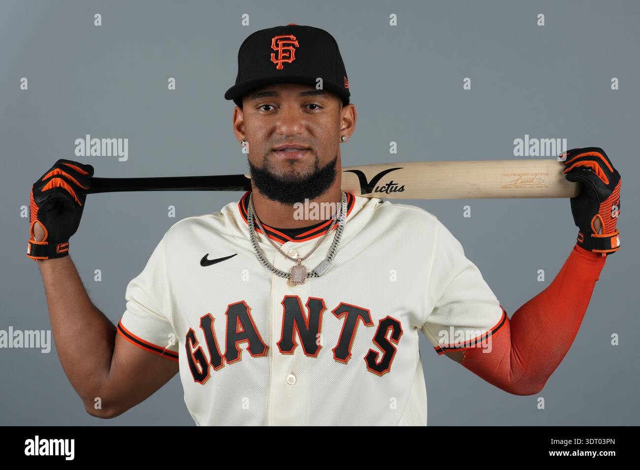 This is a 2026 photo of Luis Matos of the San Francisco Giants baseball ...