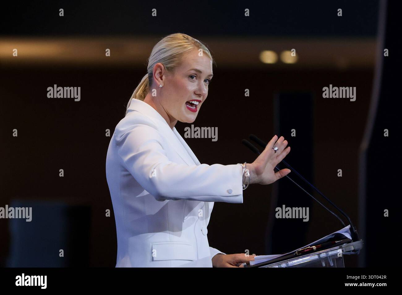 Opposition Leader Ashton Hurn during a South Australian leaders debate ...