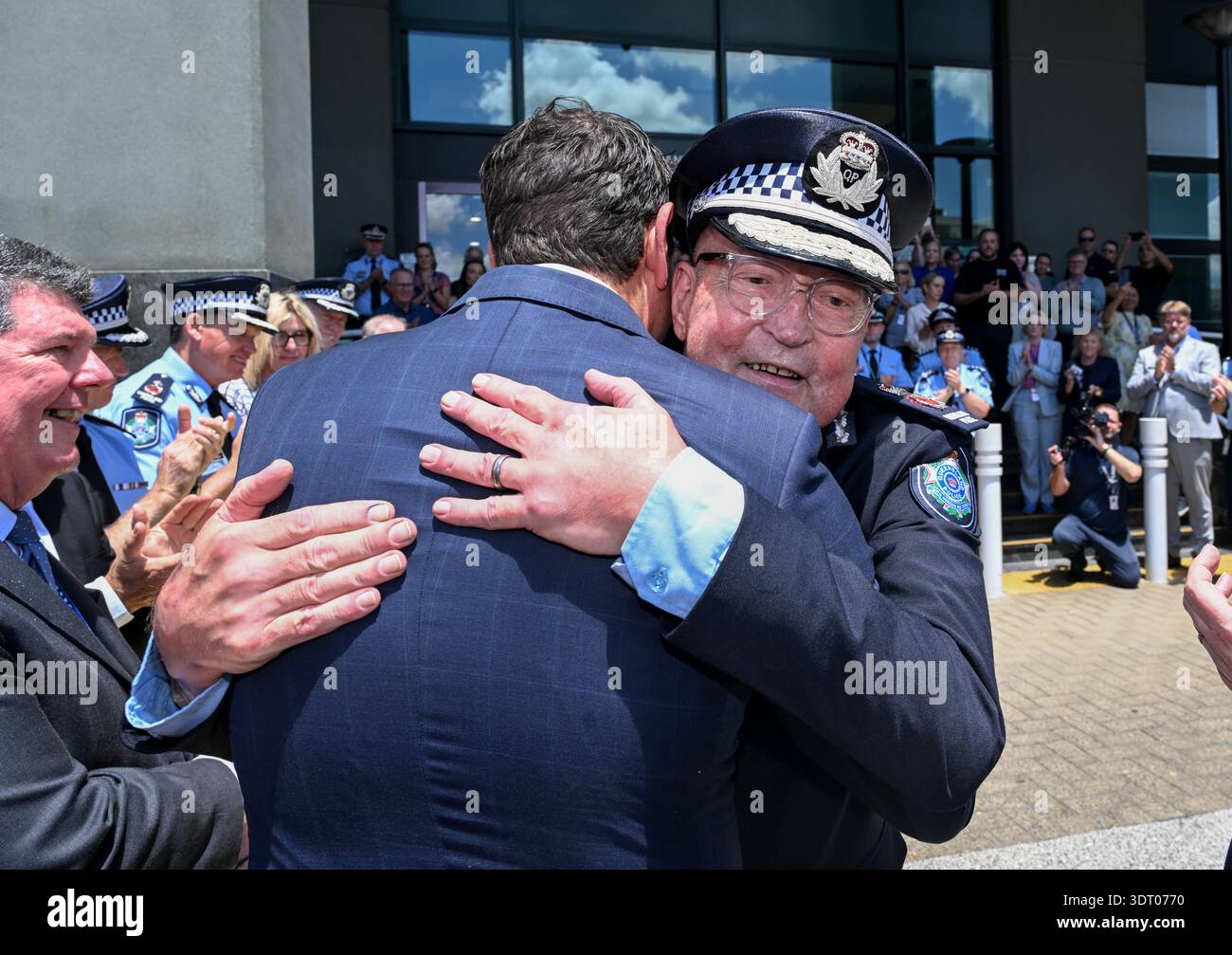 Brisbane, Australia. 20th Feb, 2026. Outgoing Queensland Police ...