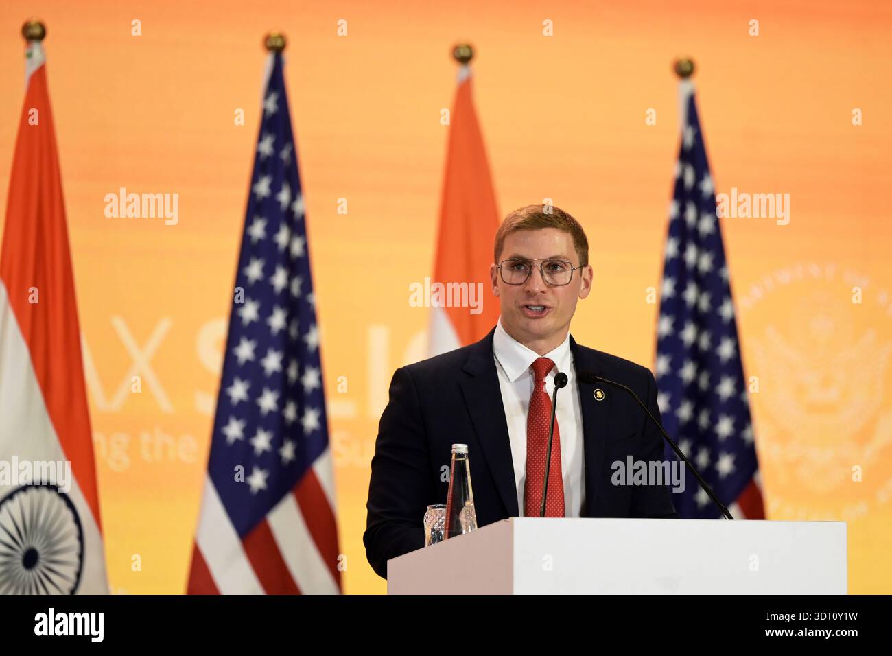 Under Secretary of State for Economic Affairs Jacob Helberg speaks at ...