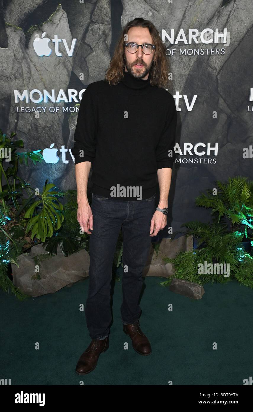 Charlie Hewson arriving at Apple TV’s “Monarch: Legacy of Monsters ...