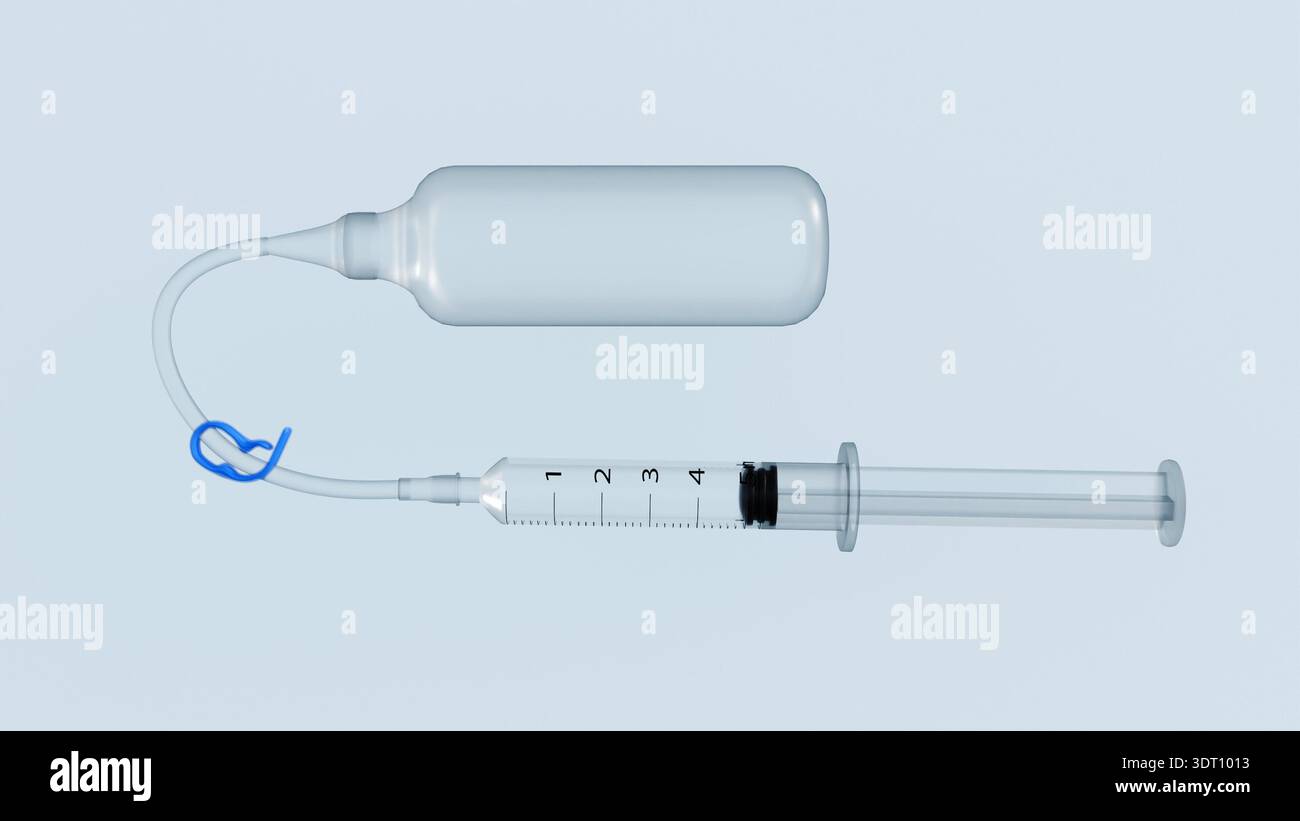 A 3d rendering of vaginal dilator pump specifically a pneumatic or ...