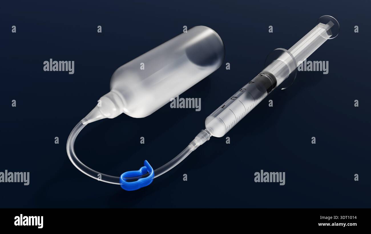 A 3d rendering of vaginal dilator pump specifically a pneumatic or ...