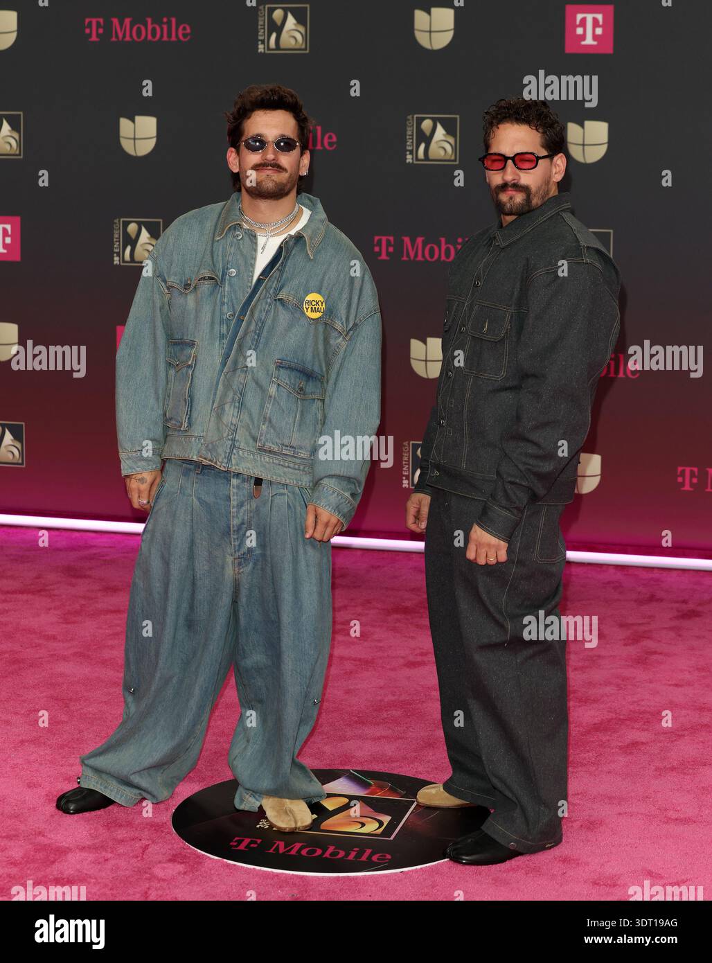 MIAMI, FLORIDA - FEBRUARY 19: Mau y Ricky attend Univision's 38th ...