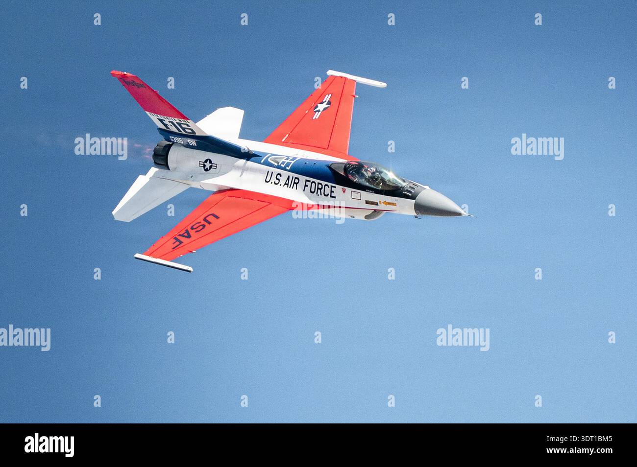 U.S. Air Force Maj. Taylor “FEMA” Hiester, F-16 Viper Demonstration ...