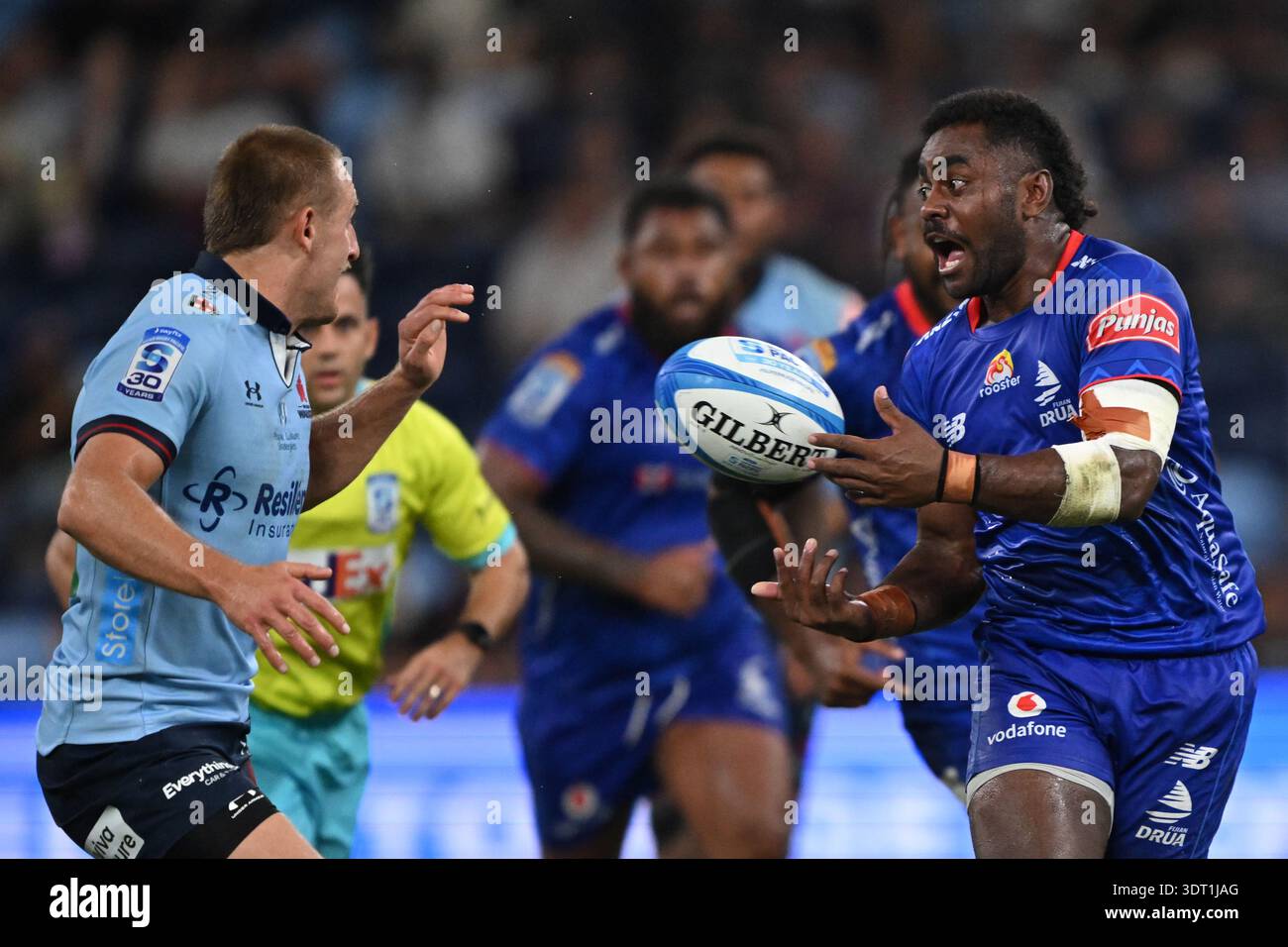 Isikeli Rabitu of the Drua during the Super Rugby Pacific Round 2 match ...