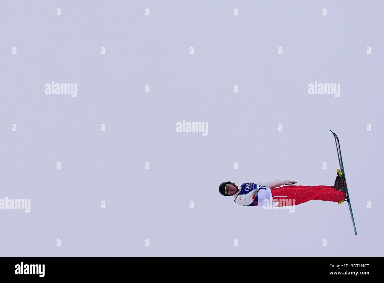 Canada's Emile Nadeau competes during the men's freestyle skiing ...