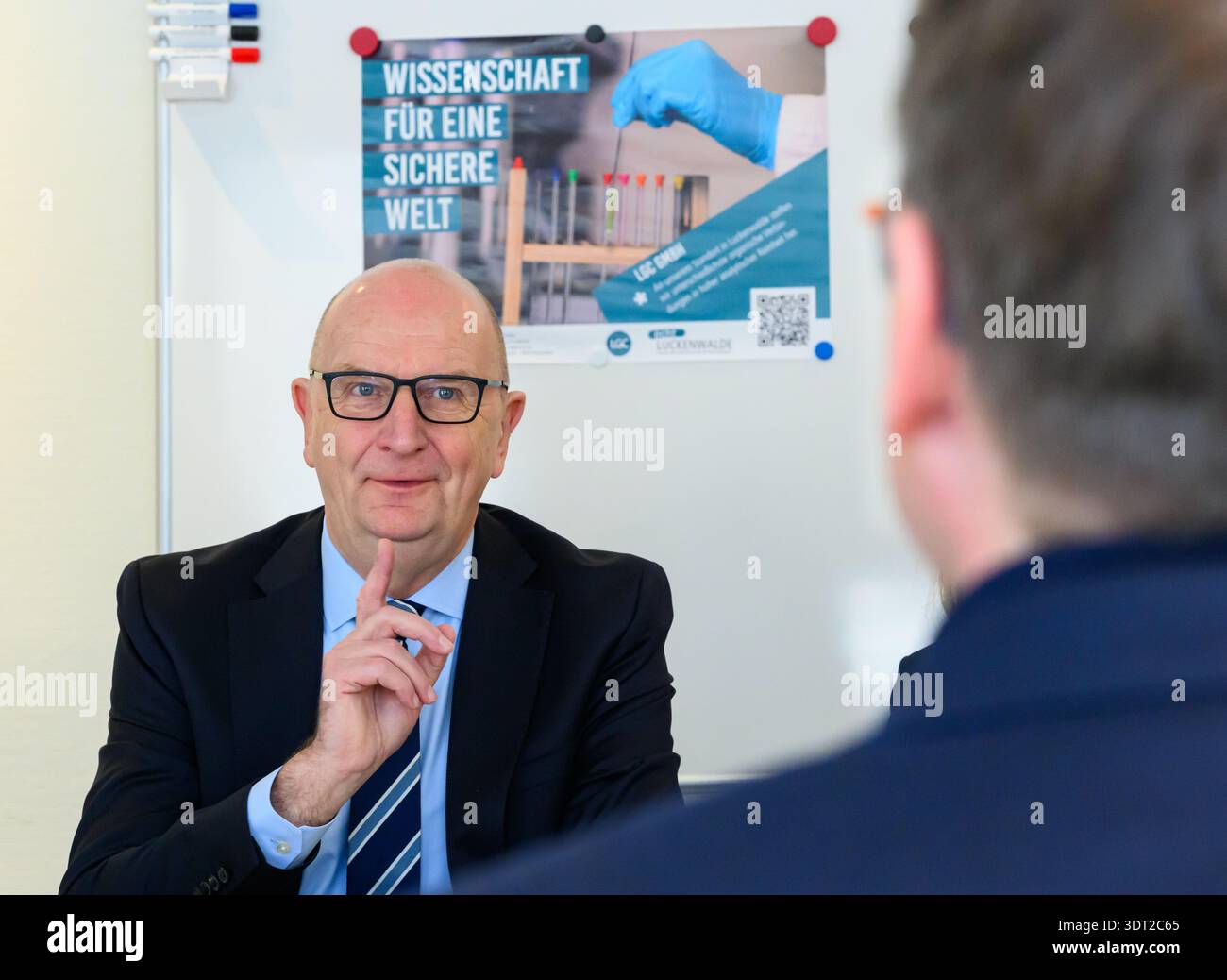 20 February 2026, Brandenburg, Luckenwalde: Dietmar Woidke (SPD ...