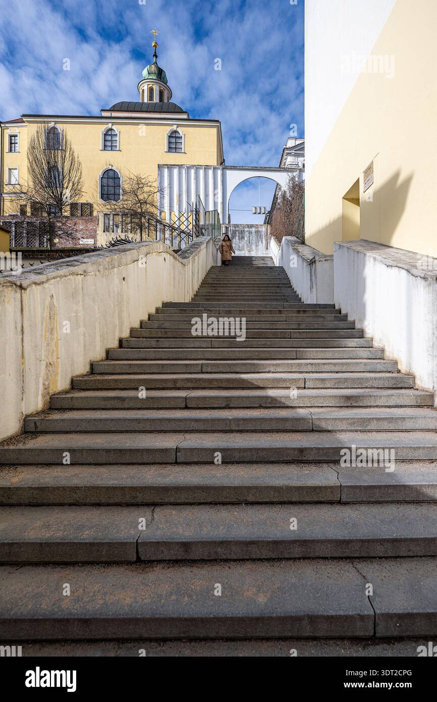 The Gocar staircase, a listed building connecting Velke namesti (Grand ...