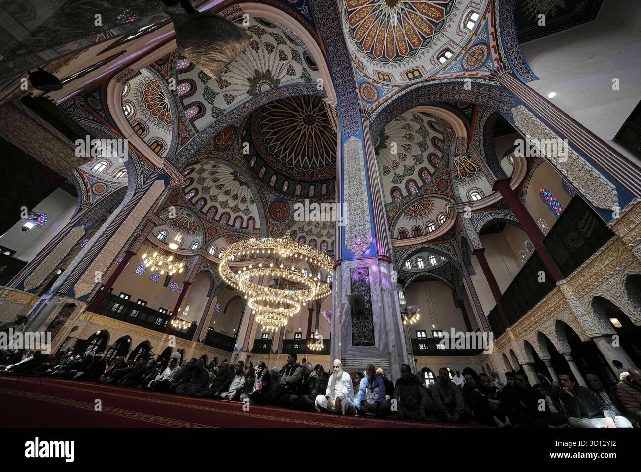Worshippers pray during the Muslim fasting month of Ramadan at Al ...