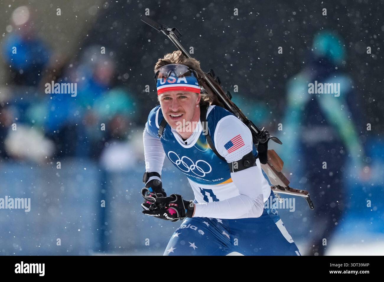 Campbell Wright, of the United States, competes in the men's 15 ...