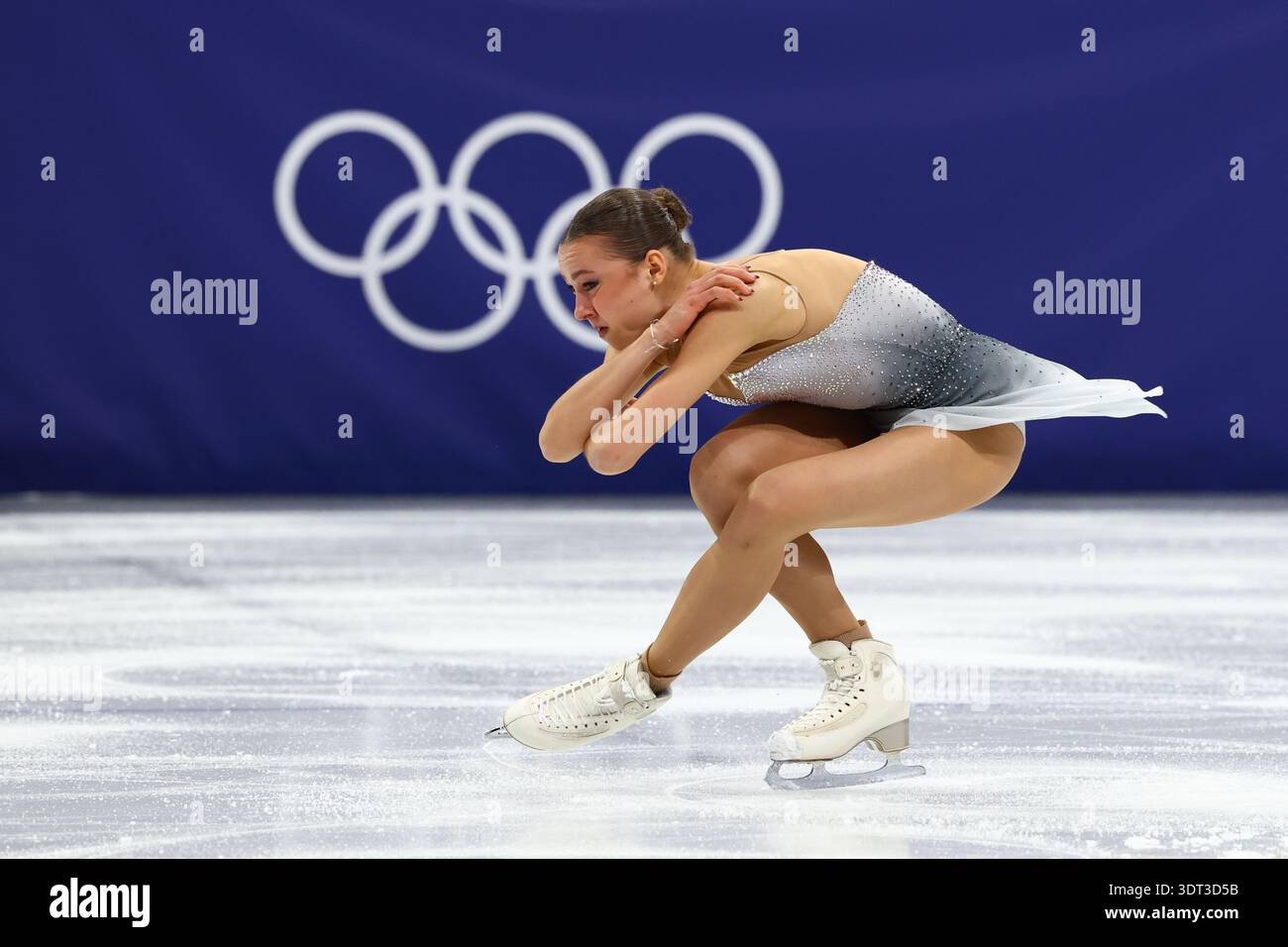 FEB 19, 2026 - Milano, Italy: Livia Kaiser of Switzerland skates her ...