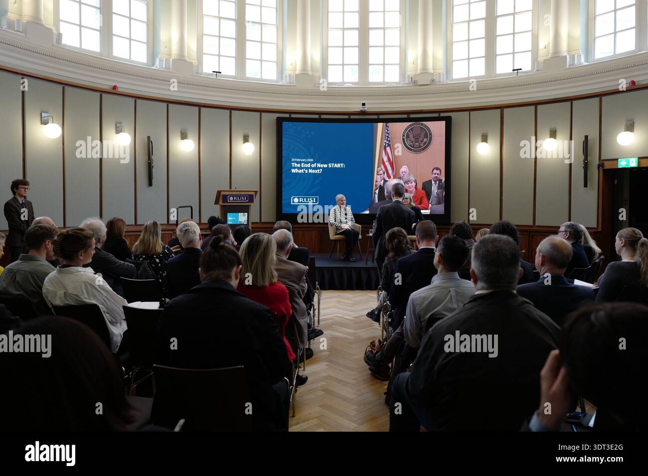 LONDON, United Kingdom, 20 February 2026. A conversation with the ...