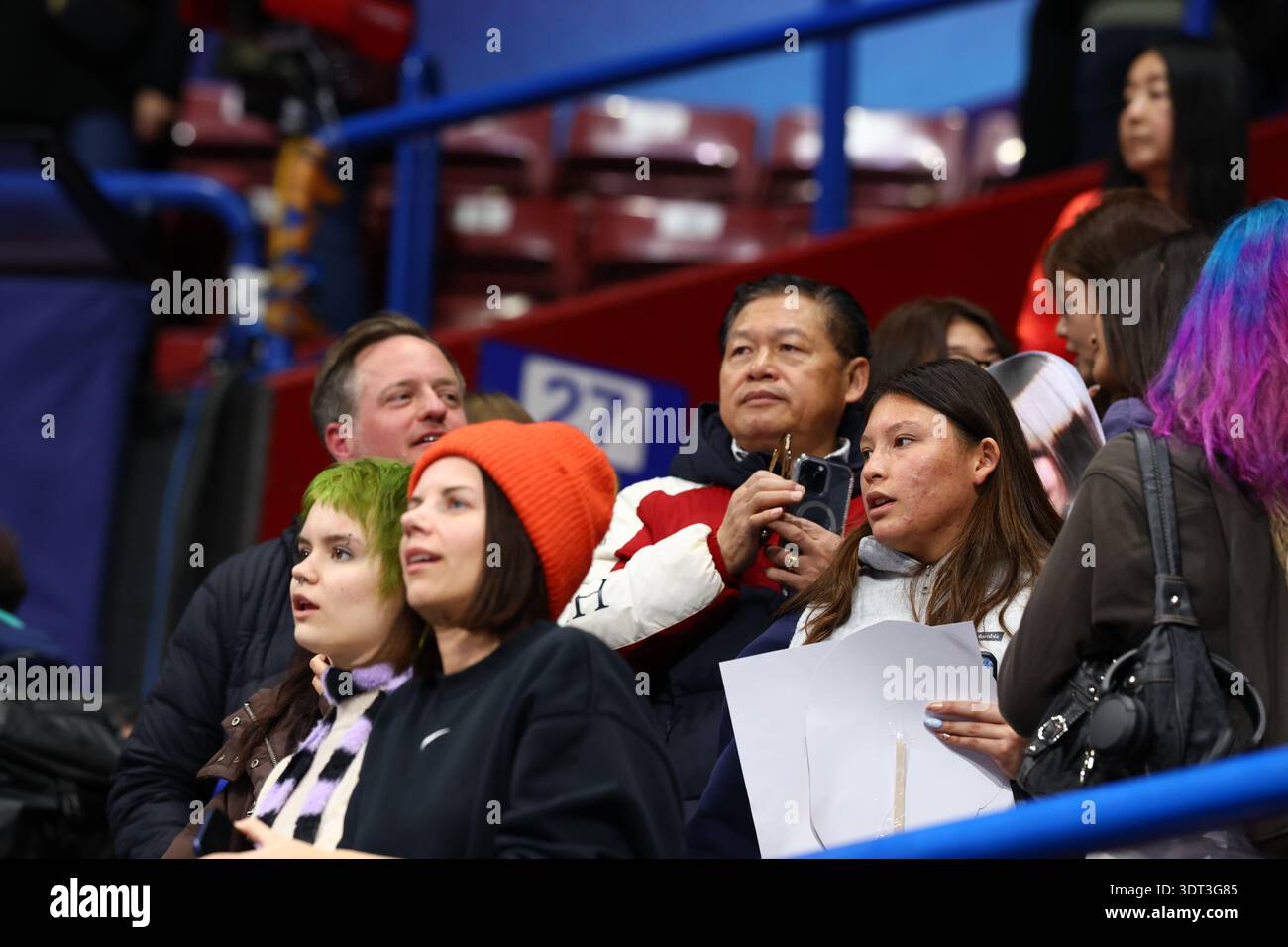 February 19, 2026, Milan, Lombardy, Italy: THE ALYSA LIU FAMILY MEMBERS ...