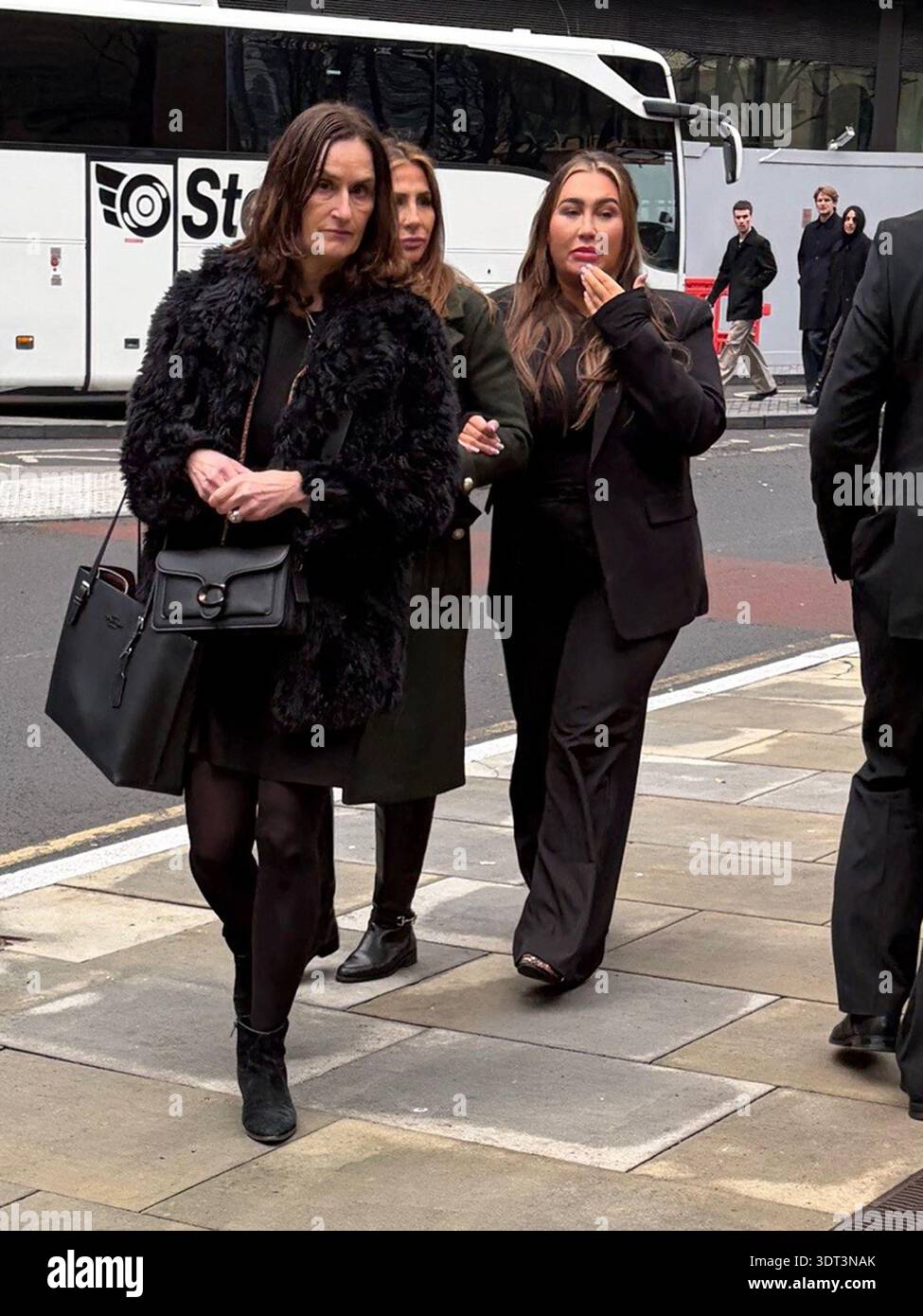 Previously unissued photo dated 19/01/26 of Lauren Goodger (right ...