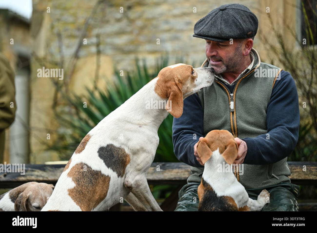 Stow-on-the-Wold, UK. 120th February, 2026. To help celebrate Hounds in ...
