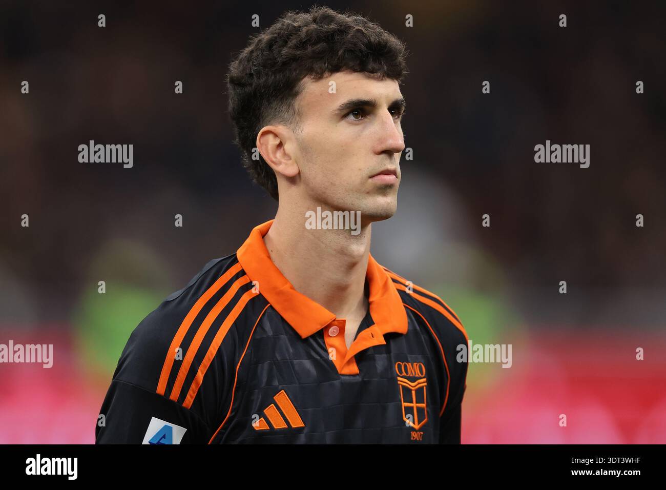 Milan, Italy, 18th February 2026. Jacobo Ramon of Como 1907 looks on ...