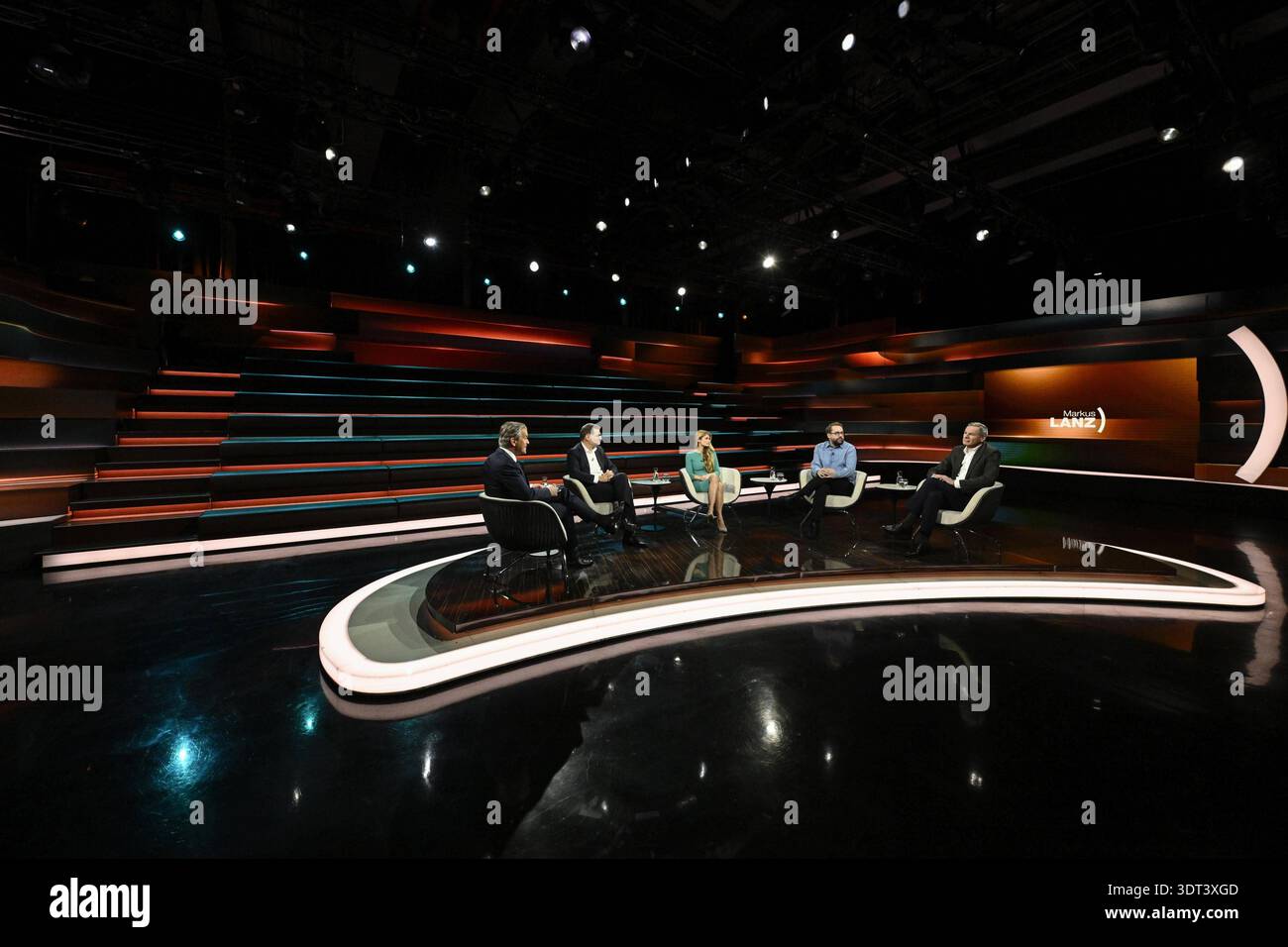 Talkrunde bei Markus Lanz , ZDF 02/26 her Markus Lanz, Wolfgang Schmidt ...