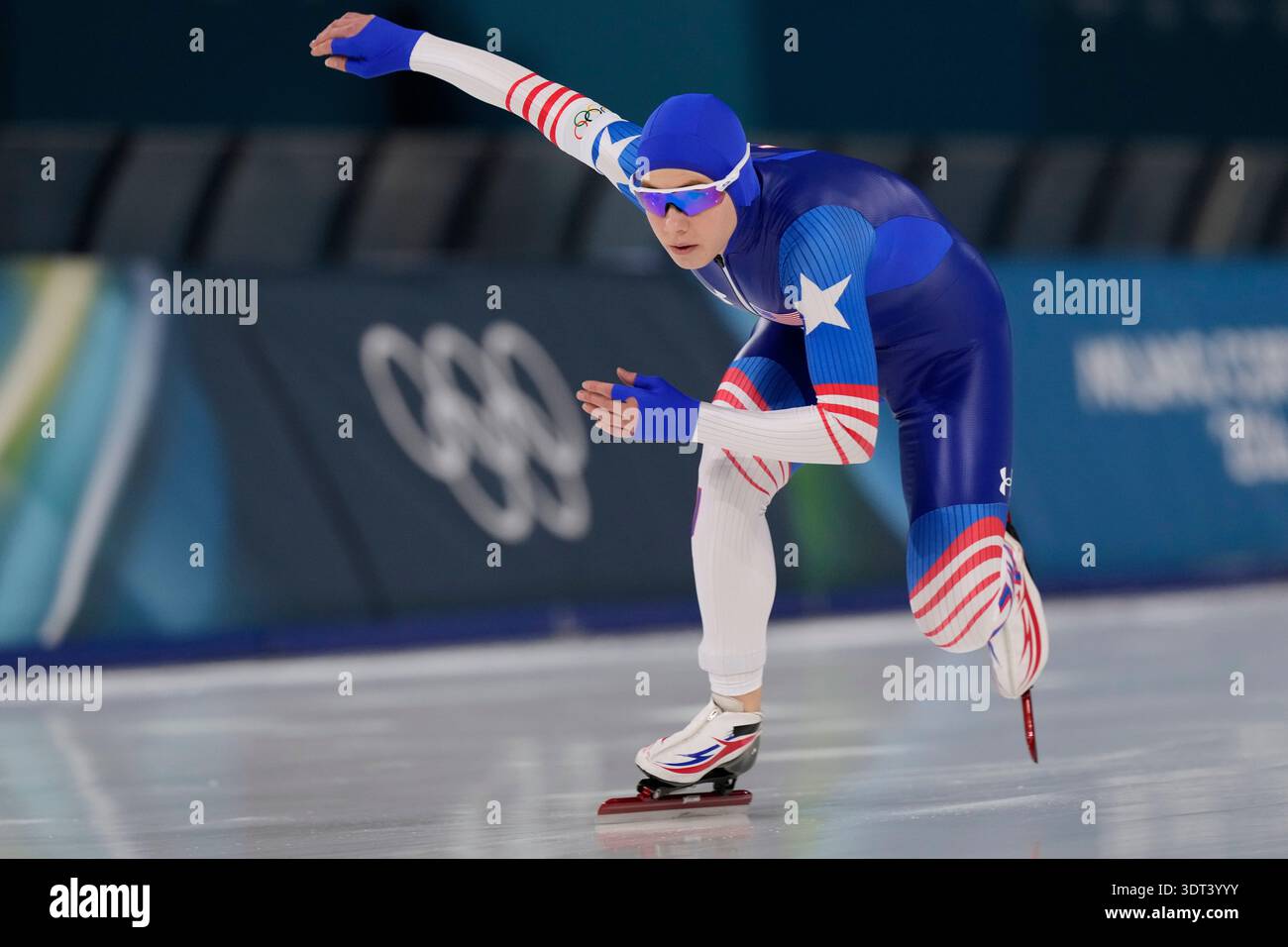 Greta Myers of the U.S. competes in the women's 1500 meters ...