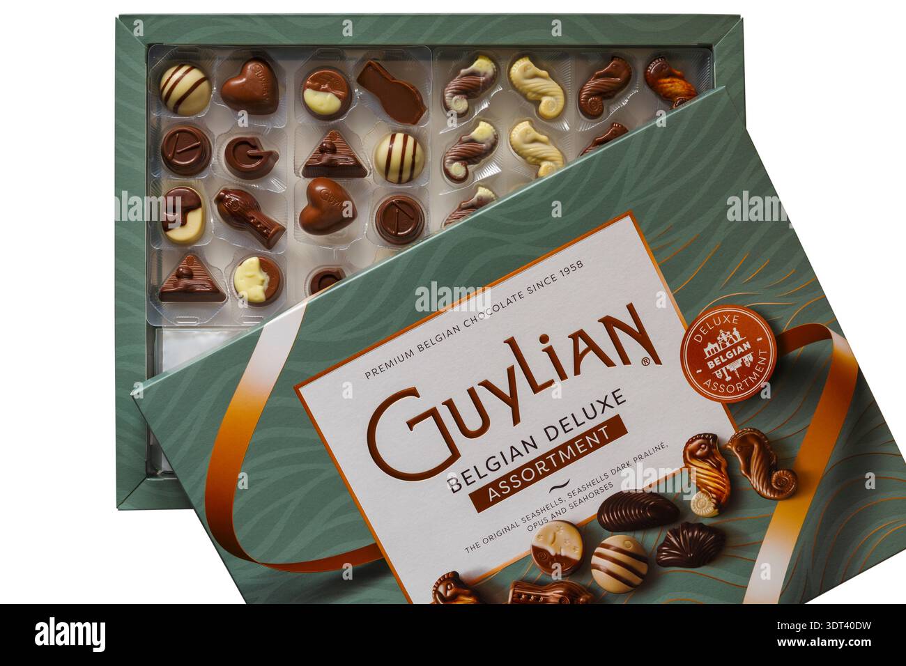 Guylian deluxe belgian assortment chocolates hi-res stock photography ...