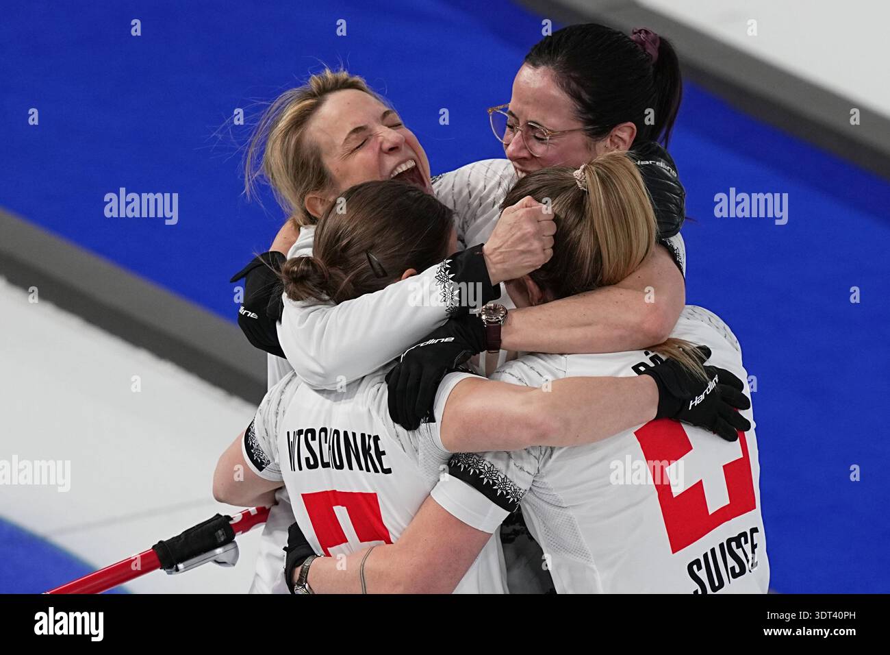 Switzerland's Silvana Tirinzoni, Alina Paetz, Selina Witschonke, Carole ...