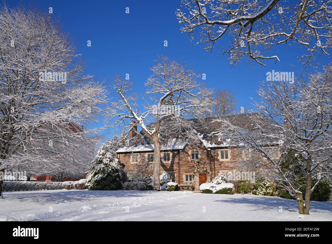 PRINCETON, NJ -19 JAN 2026- View of the campus of Princeton University ...
