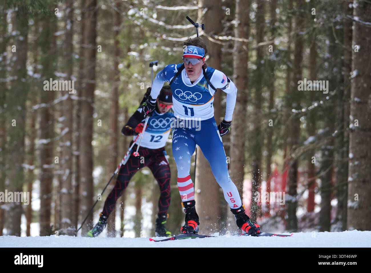 Campbell Wright, of the United States, competes in the men's 15 ...