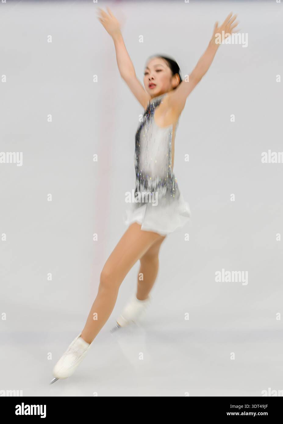 MILAN, ITALY. February 19: ZHANG Ruiyang (CHN) competes in Figure ...