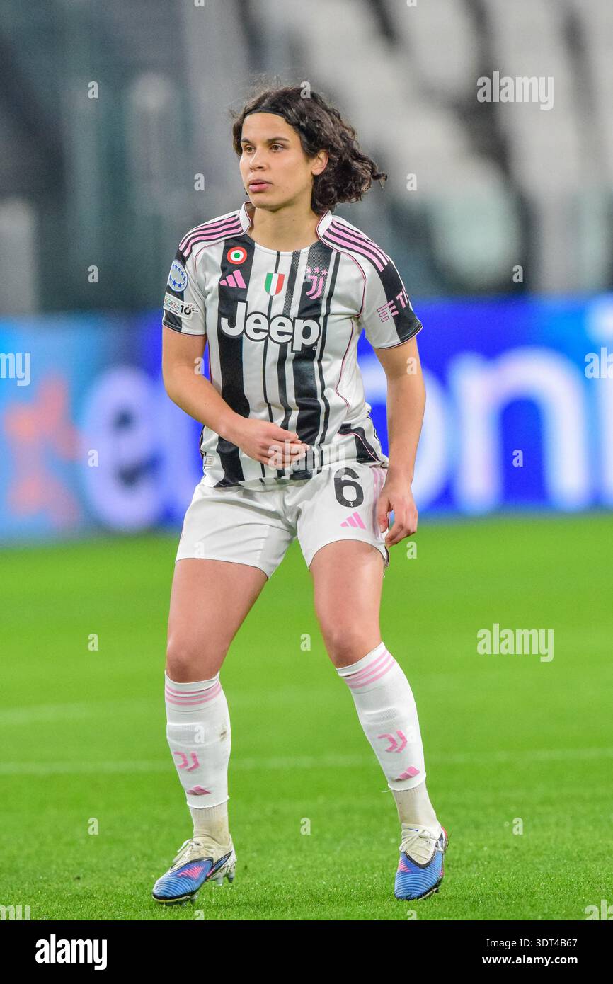 Eva Schatzer of Juventus seen during the UEFA Women's Champions League ...