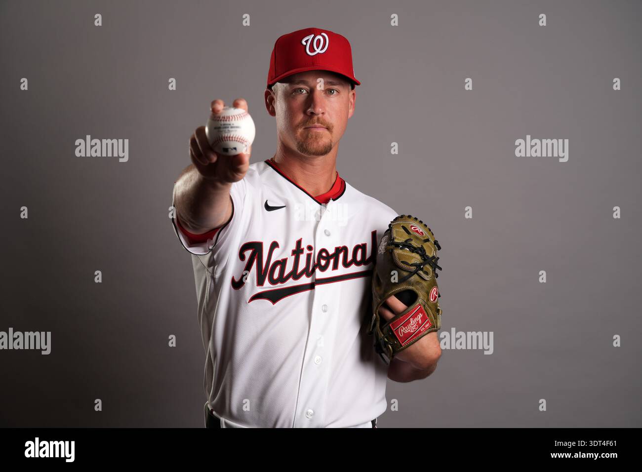 This is a 2026 photo of Trevor Gott of the Washington Nationals ...