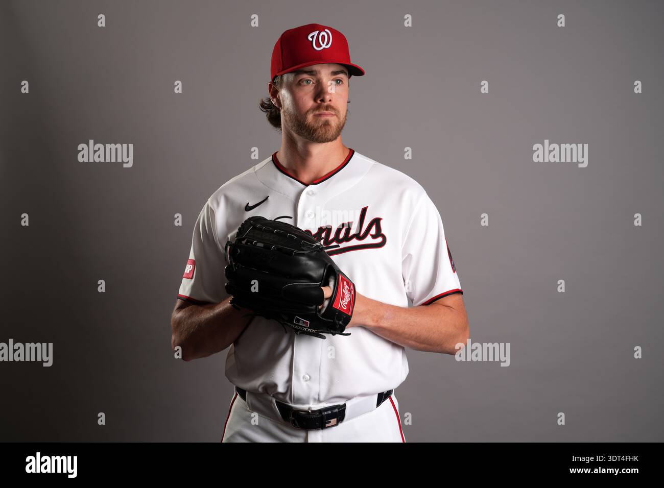 This is a 2026 photo of Jake Irvin of the Washington Nationals baseball ...