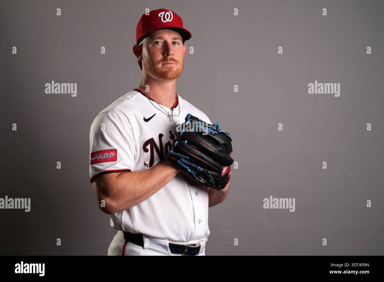 This is a 2026 photo of Clayton Beeter of the Washington Nationals ...